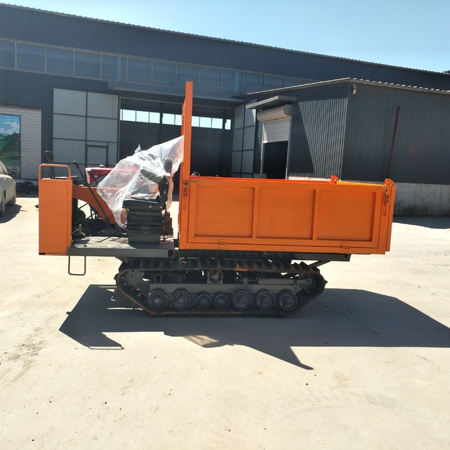 2 Ton Mini Rubber Track Transporter Dumper Truck Simple Operation